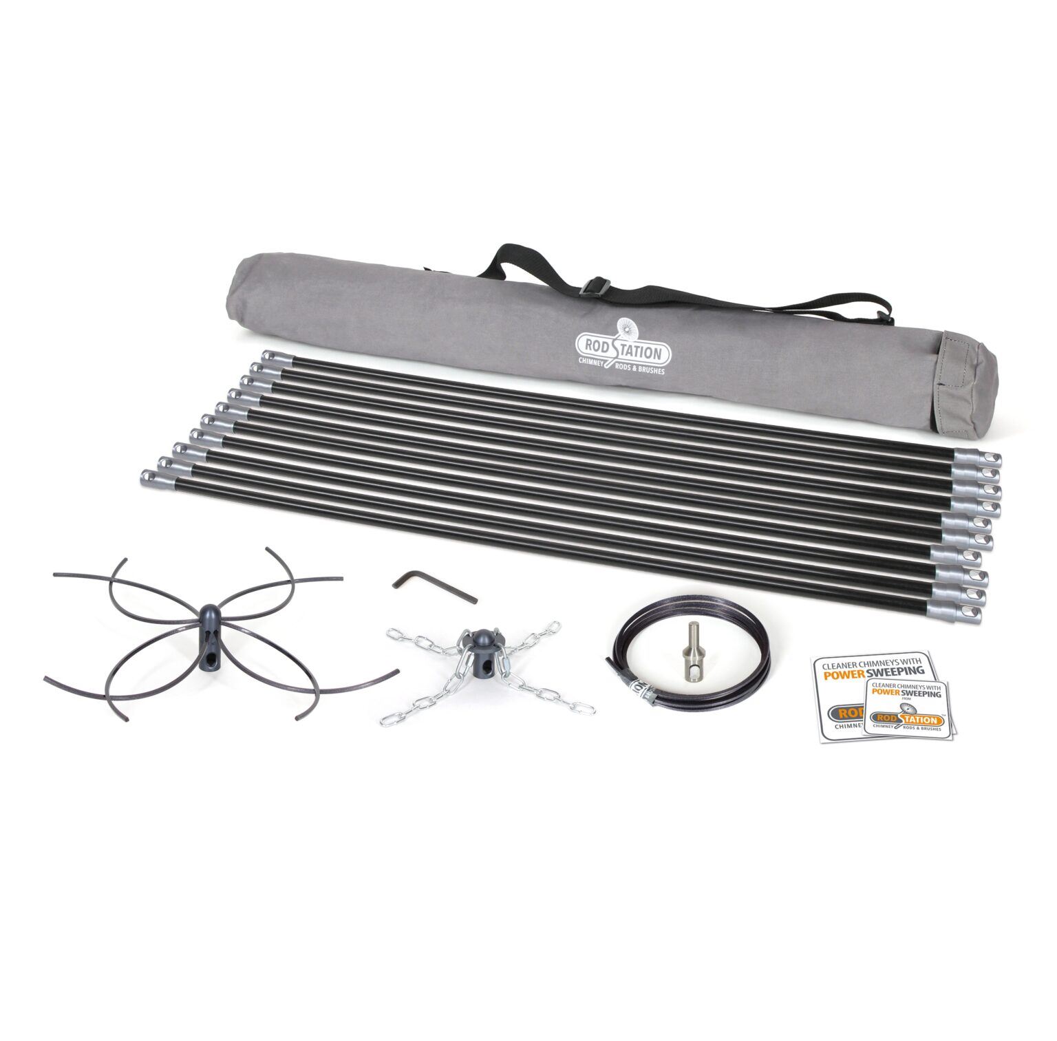 Chimney Power Sweeping Kits (FlueBoss) - Rodstation