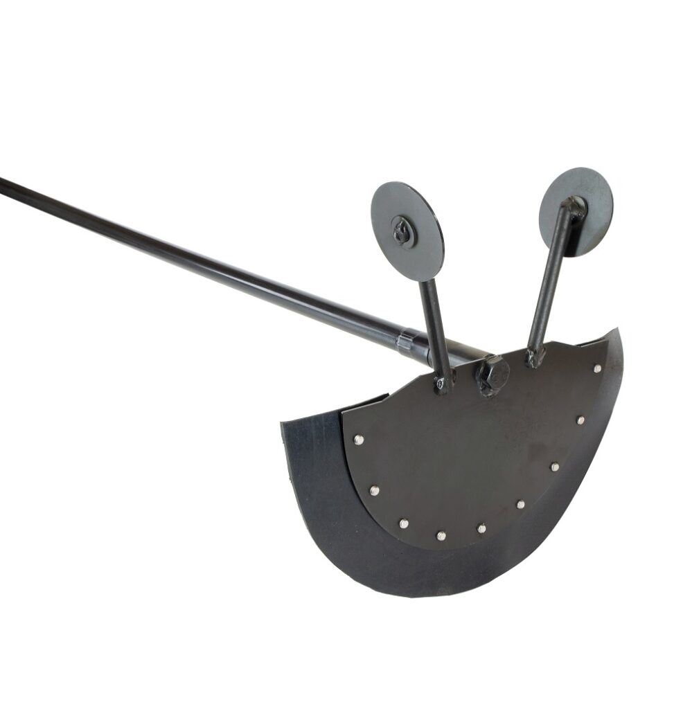 Wheel Pipe Scraper 12" (300mm) with rubber flange - Rodstation